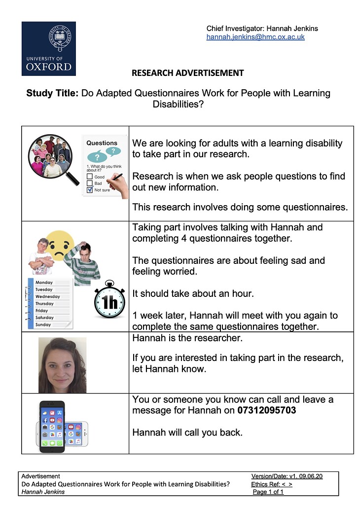 Research opportunity for adults with a learning disability - News ...